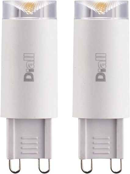 Diall Żarówka LED G9 3,2 W 300 lm przezroczysta barwa ciepła 2 szt ...