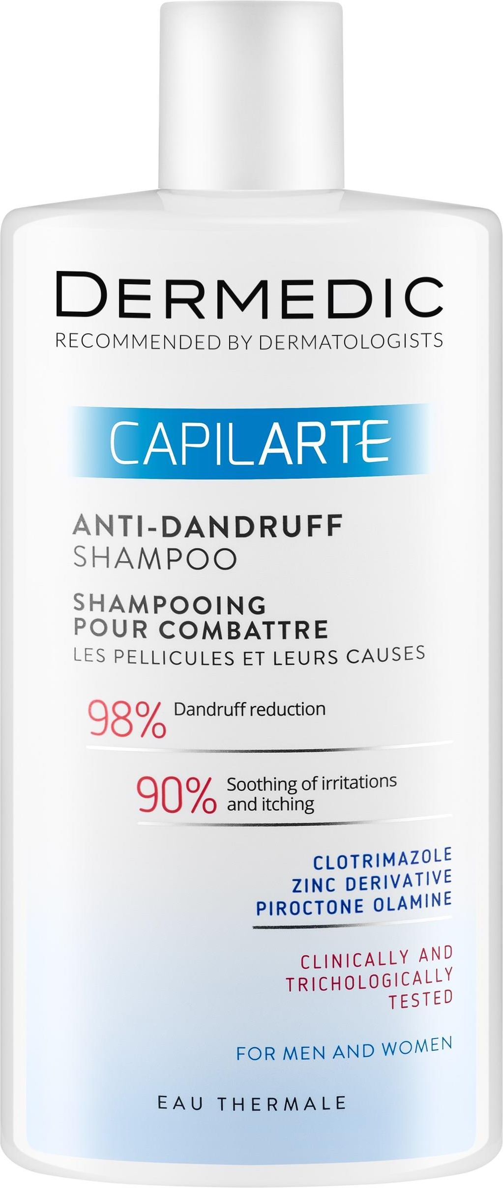 Dermokosmetyk Dermedic Capilarte Szampon Zwalczający Łupież 300Ml ...