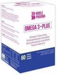 Noble Pharma Omega 3 PLUS 60 kaps. - Opinie i ceny na Ceneo.pl