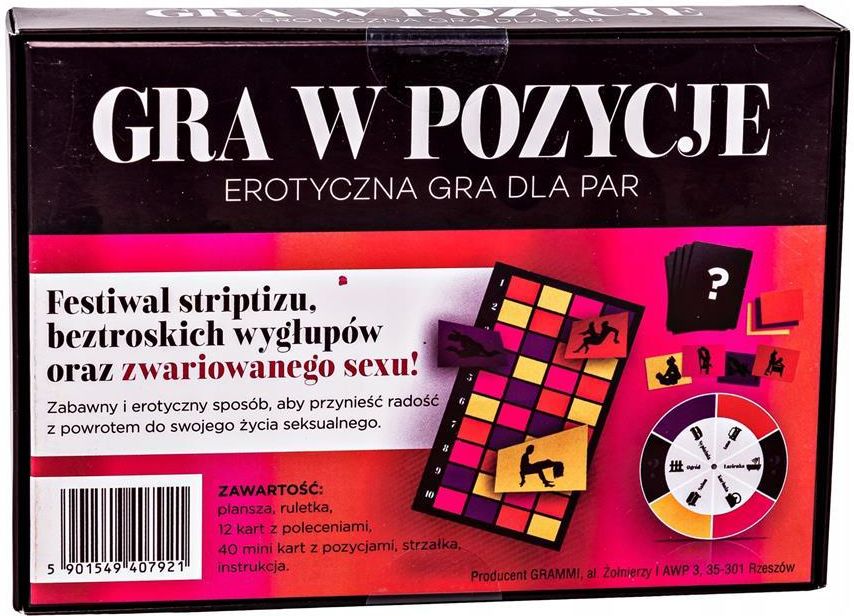 Grammi Twister Gra W Pozycje Erotyczna Gra Dla Par - Ceneo.pl