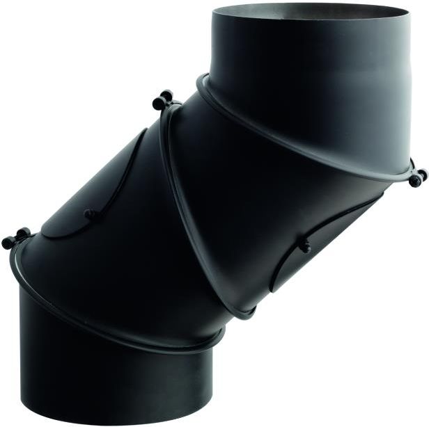 System kominkowy Darco Kolano nastawne 200 mm czarne 4 segmenty - Opinie i ceny na Ceneo.pl