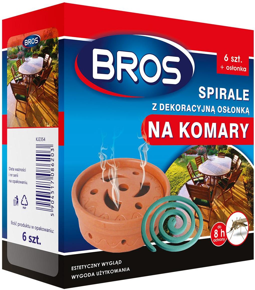Bros Spirala Na Komary 6Szt Z Osłonką - Ceny i opinie - Ceneo.pl