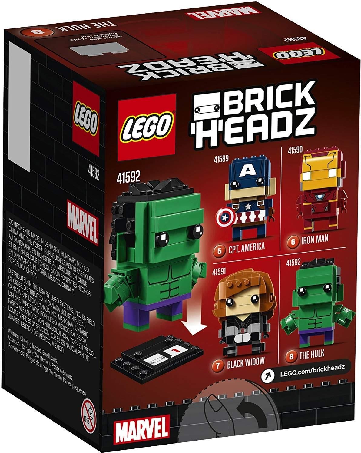 Klocki Lego BrickHeadz Marvel Avengers Hulk 41592 - Ceny i opinie ...