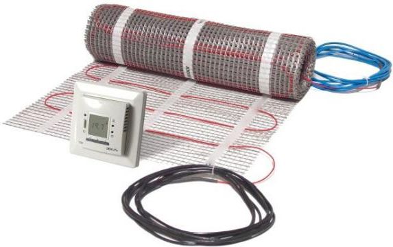 Ogrzewanie podłogowe DEVI Mata grzejna mat DSVF-150 1,5 m2 225 W + termostat DEVIreg 535 ...