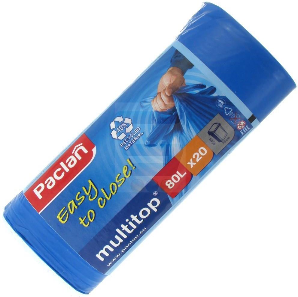 PACLAN Multitop Worki na Śmieci 80 L (20 szt.) - Opinie i atrakcyjne ...