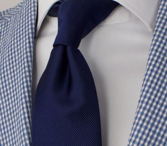 Krawat jedwabny - jednolity granat - Ceny i opinie - Ceneo.pl