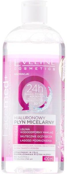 Eveline Facemed+ Hialuronowy Płyn Micelarny 3W1 400Ml - Opinie i ceny na Ceneo.pl