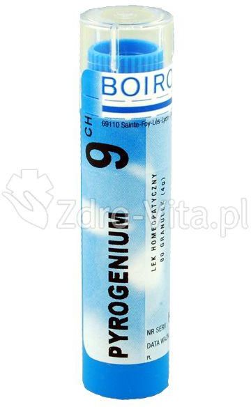 Lek homeopatyczny Boiron Pyrogenium, 9 CH, gran., 4 g - Opinie i ceny ...