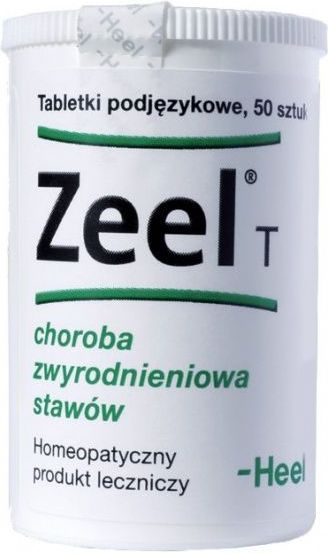 Lek homeopatyczny Heel-zeel T tabletki zwyrodnienia stawów 50 szt - Opinie i ceny na Ceneo.pl
