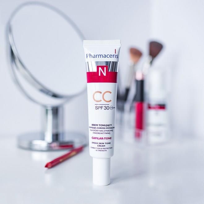 Dermokosmetyk Pharmaceris N Capilar-Tone Krem tonujący CC SPF30 40ml - Opinie i ceny na Ceneo.pl