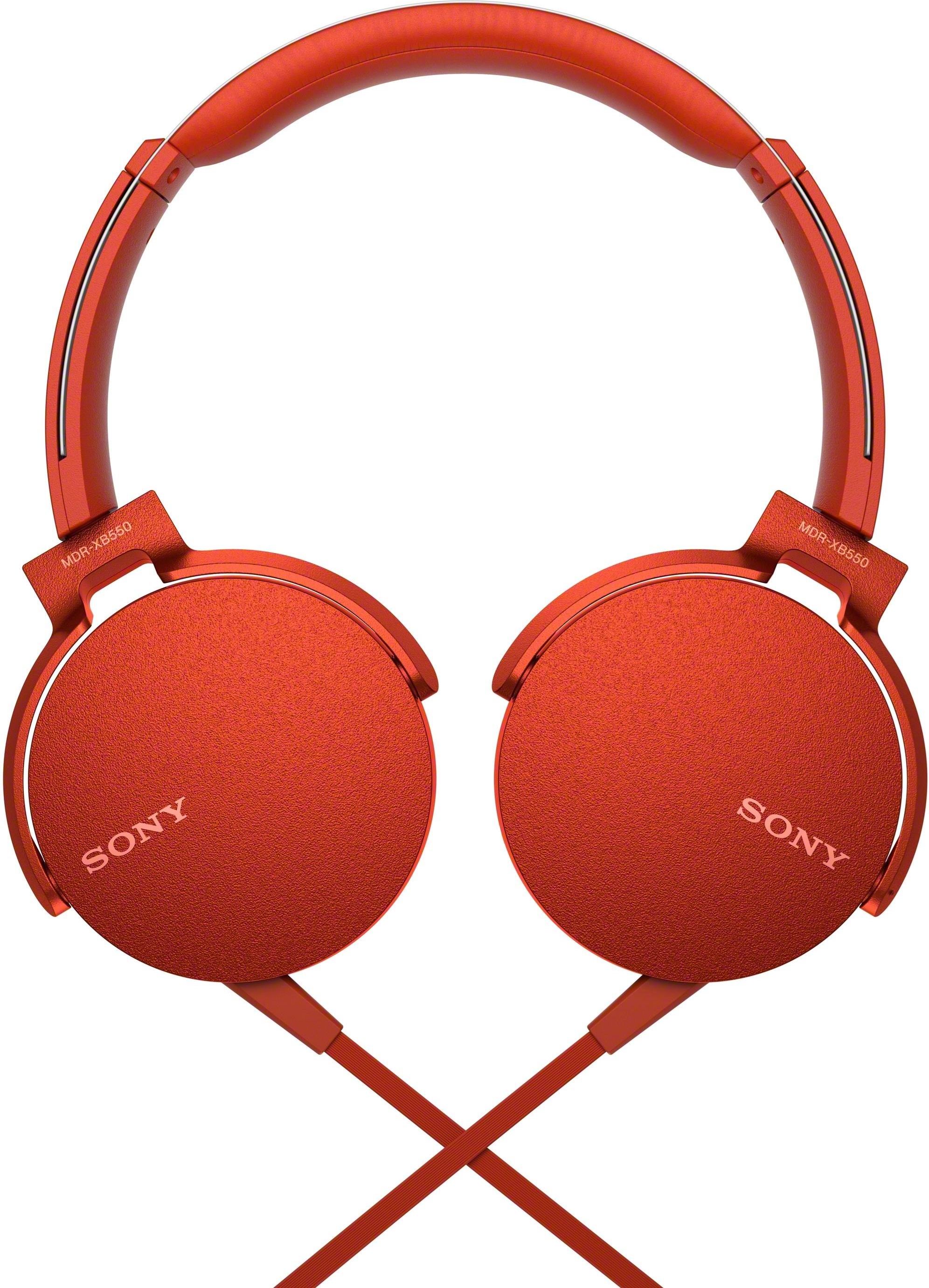 Słuchawki Sony MDR-XB550AP czerwony - Opinie i ceny na Ceneo.pl