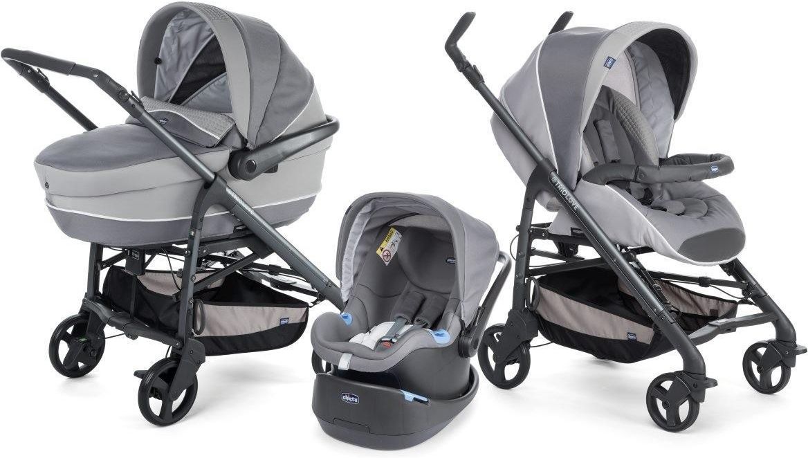 Wózek Chicco Love Motion Elegance Głęboko spacerowy + fotelik - Ceny i ...
