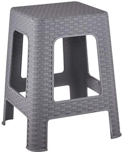 Katex Rattan Taboret Plastikowy 28X28X45 Szary - Opinie i atrakcyjne ...