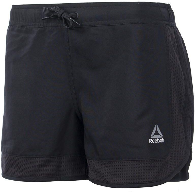 Spodenki sportowe damskie REEBOK WORKOUT WOEVEN MESH SHORT / BK4966 ...