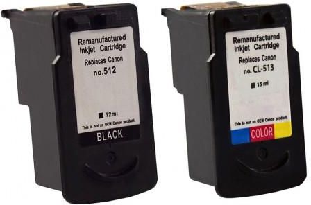Tusz Superbulk B-C512/B-C513 Zamiennik CANON PG-512/CLI-513 KOMPLET ...