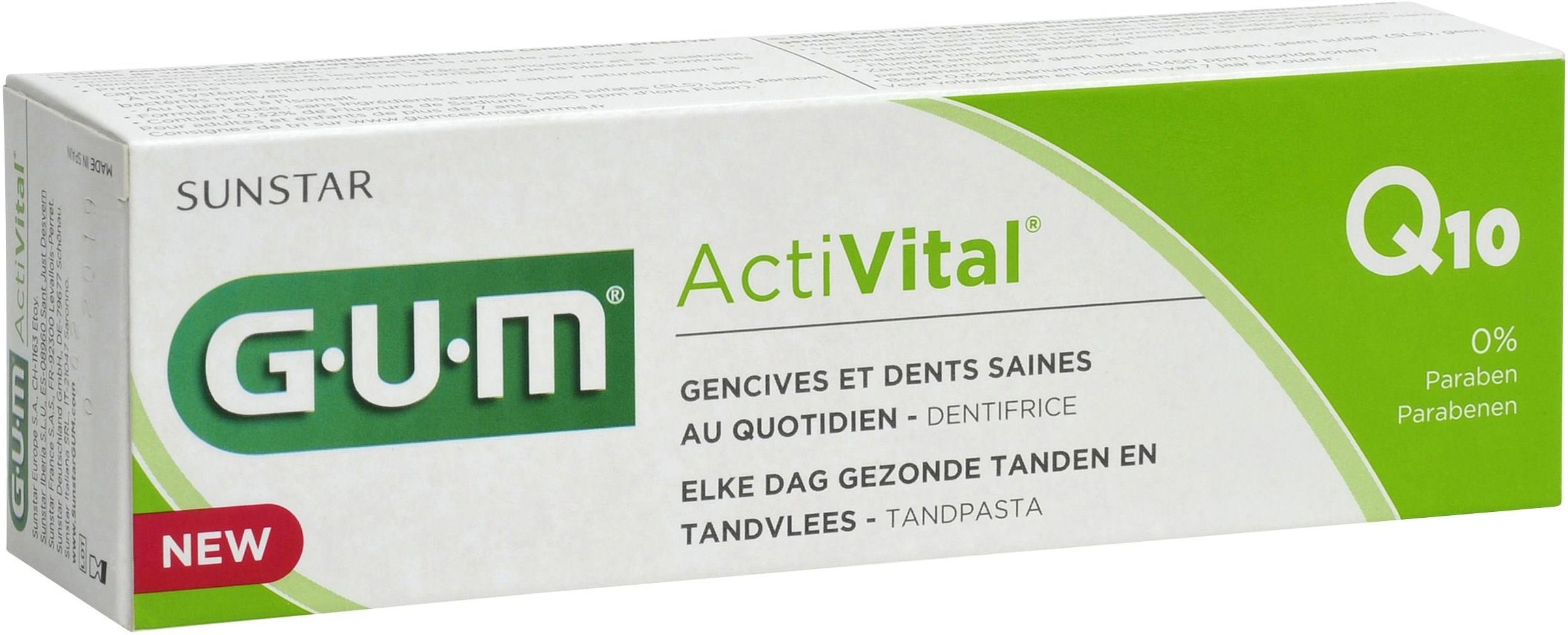 GUM ActiVital Pasta do zębów z koenzymem Q10 i antyoksydantami 75ml ...