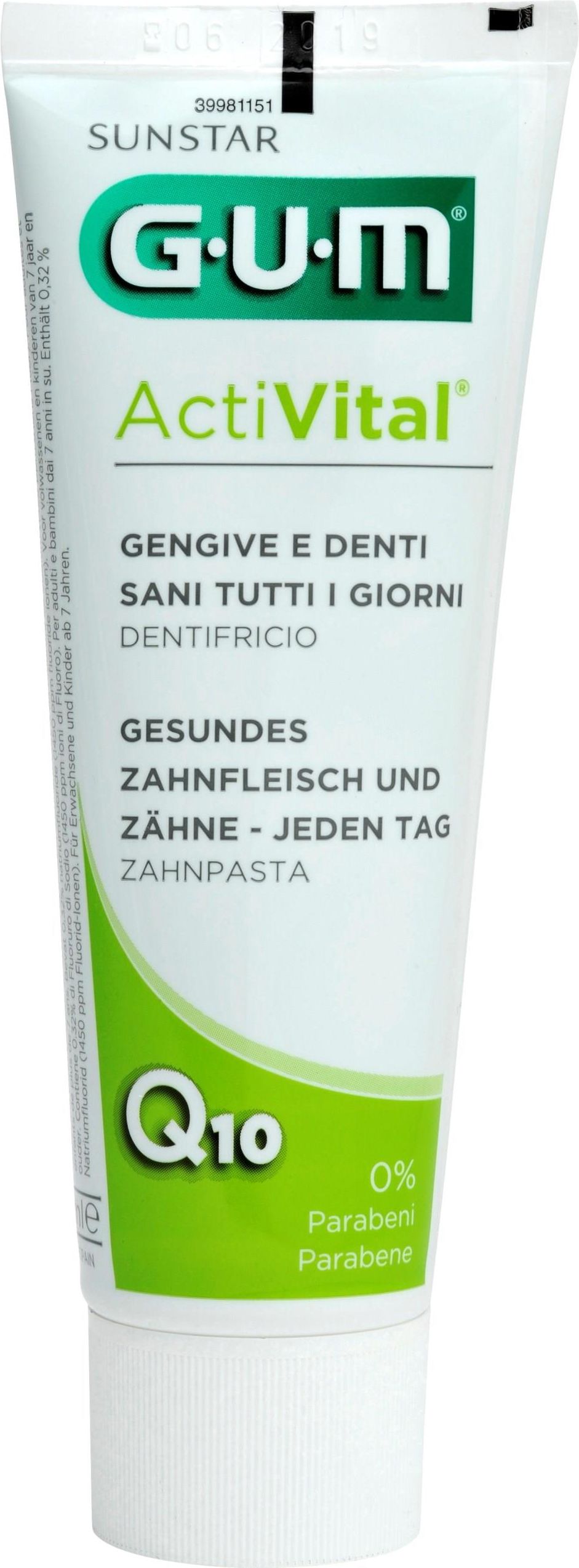 GUM ActiVital Pasta do zębów z koenzymem Q10 i antyoksydantami 75ml ...