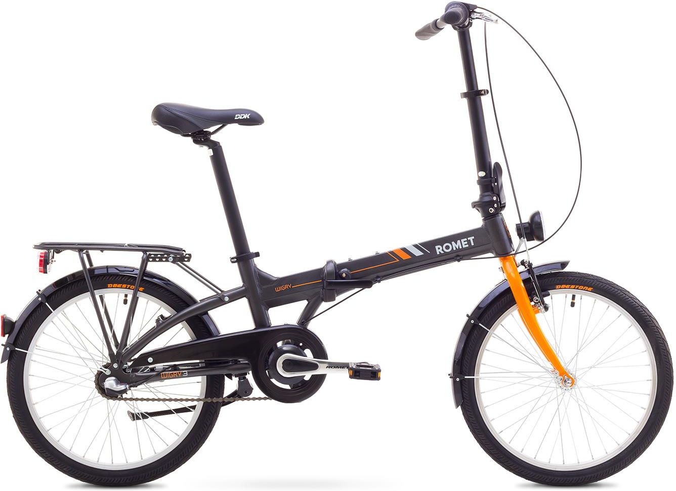 Romet Wigry 3 Grafitowy Pomarańczowy 2017 - Rowery Miejskie - Ceny i ...