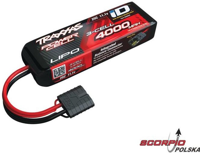 Traxxas LiPol Car 25C 4000mAh 3S1P 11.1V iD 2849X - Ceny i opinie ...