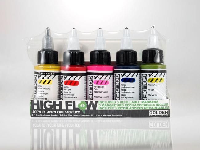 Golden High Flow Marker Set - zestaw farb akrylowych - Ceny i opinie ...