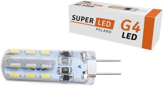SuperLED Poland LED G4 230V 3W barwa zimna1248 - Opinie i atrakcyjne ...