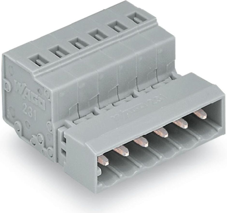 Wago Wtyk Mcs-Midi Classic 5-Biegunowy Szary Raster 5Mm 231-605 - Opinie i ceny na Ceneo.pl