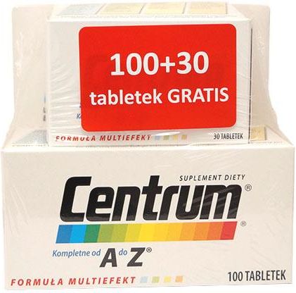 Pfizer Centrum Kompletne od A do Z 100 tabl. + 30 tabl. - Opinie i ceny ...