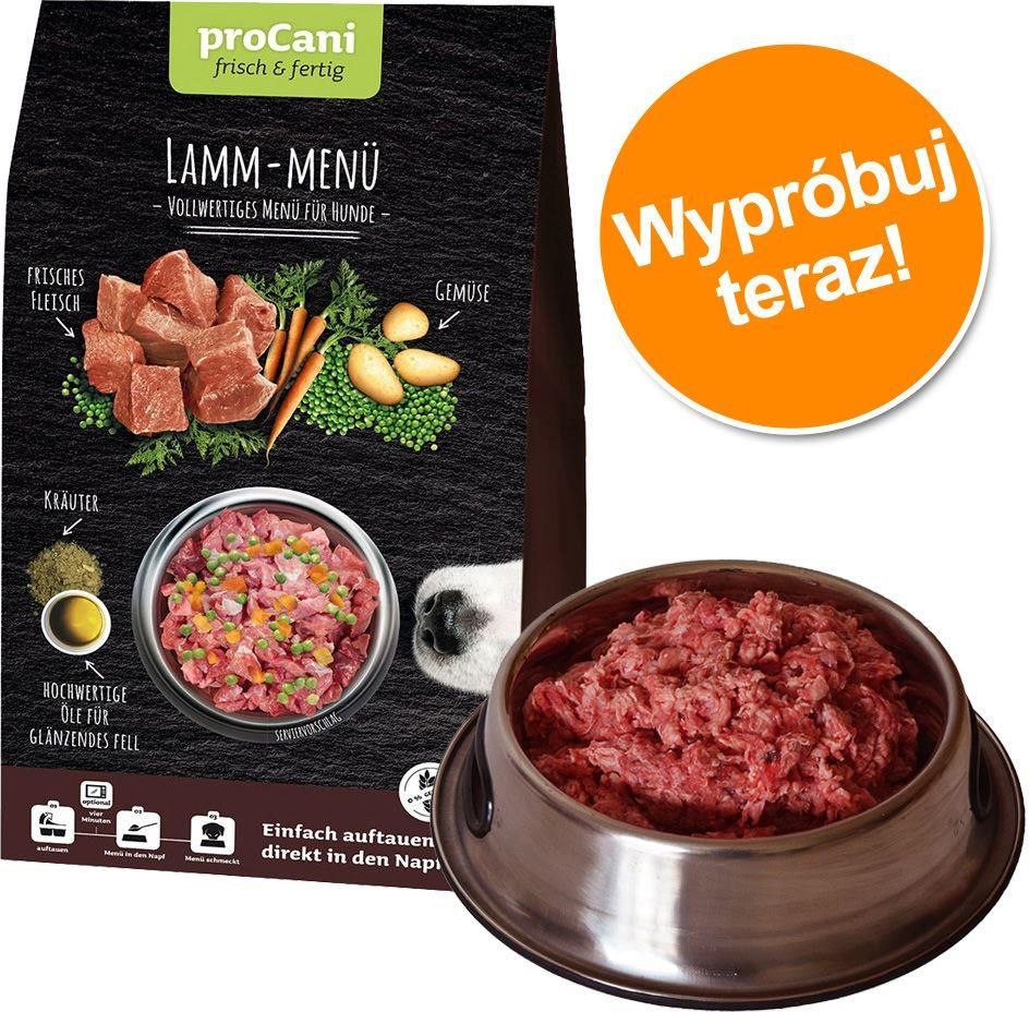 Karma ProCani Menu Nuggets jagnięcina + mieszanka z jagnięciny 5x480g ...