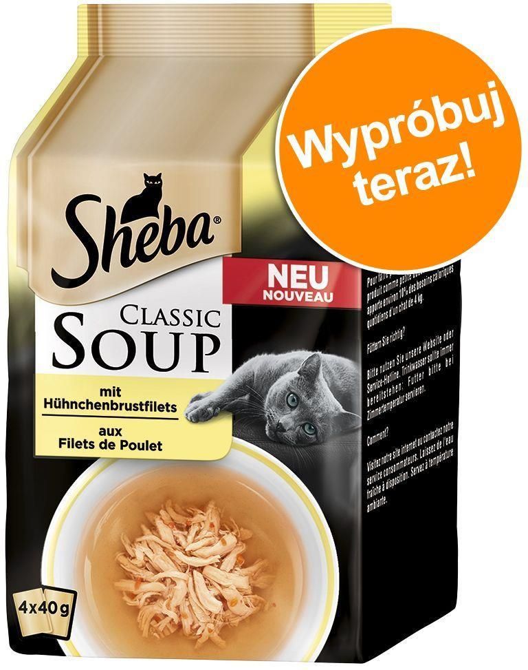 Karma Sheba Classic Soup Filety z tuńczyka 4x40g - Ceny i opinie - Ceneo.pl