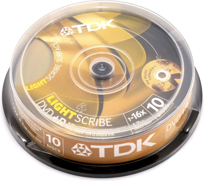 Nośnik danych TDK DVD+R 4.7GB 16x Cake 10szt LightScribe (DVD+R47CBED10LS) - Opinie i ceny na ...
