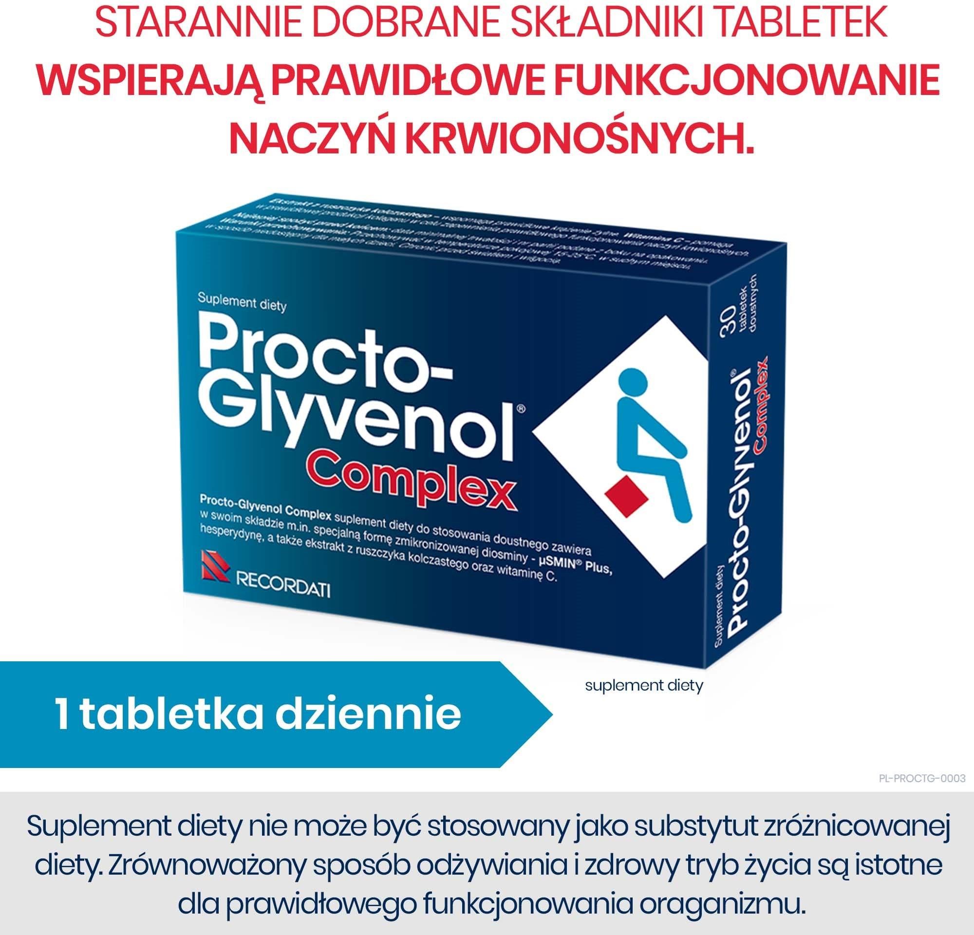 Procto-Glyvenol Complex 300mg 30 tabletek - Opinie i ceny na Ceneo.pl