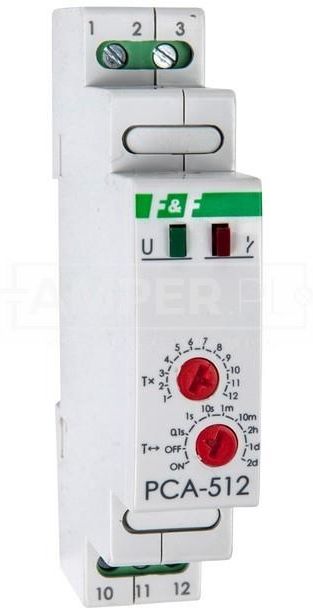 Bezpiecznik F&F Przekaźnik czasowy PCA-512 UNI - Opinie i ceny na Ceneo.pl