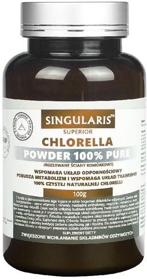 Singularis Chlorella Powder Pure 100g - Opinie i ceny na Ceneo.pl