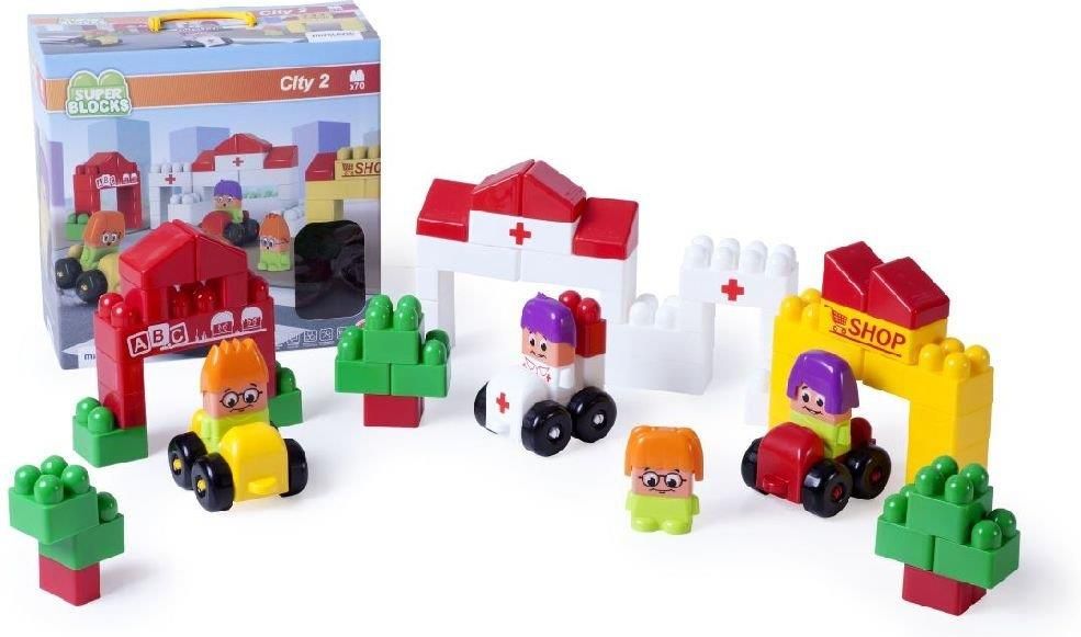 Miniland Super Blocks klocki Miasto II - ceny i opinie - Ceneo.pl