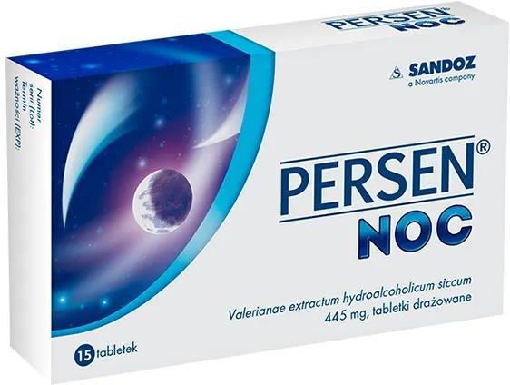 Lek na układ nerwowy Persen noc 445mg 15tabl. - Opinie i ceny na Ceneo.pl