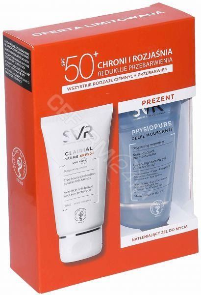 Svr promocyjny zestaw Clairial spf-50+ krem ochronny przeciw ...