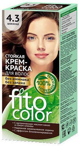 Fitocosmetics Fitocolor Farba Krem do Włosów 4.3 Czekolada 1 op. - Opinie i ceny na Ceneo.pl