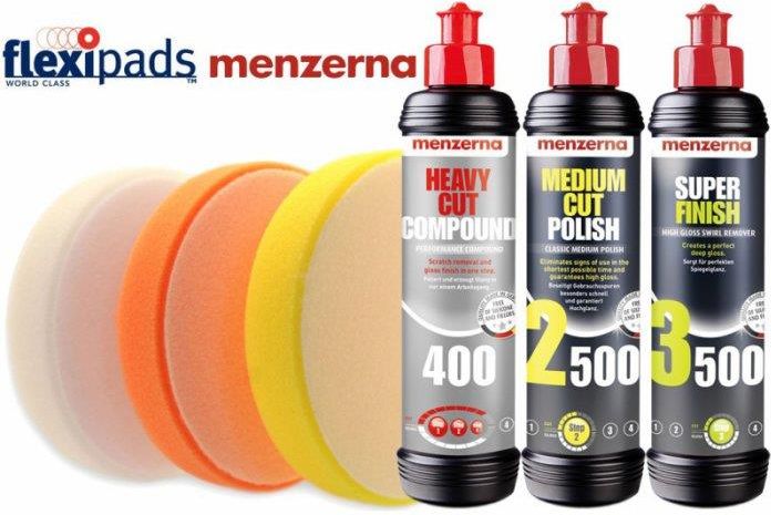 MENZERNA Zestaw 400 2500 3500 Gąbki Polerskie - Opinie i ceny na Ceneo.pl