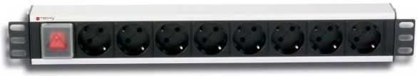 Listwa zasilająca Techly Listwa zasilająca rack 19 1.5U 250V 16A 8x ...