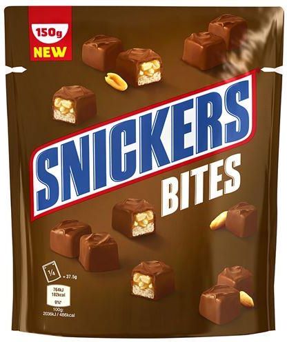 Snickers Bites Batoniki z nadzieniem w wersji Mini przekąski 150g ...