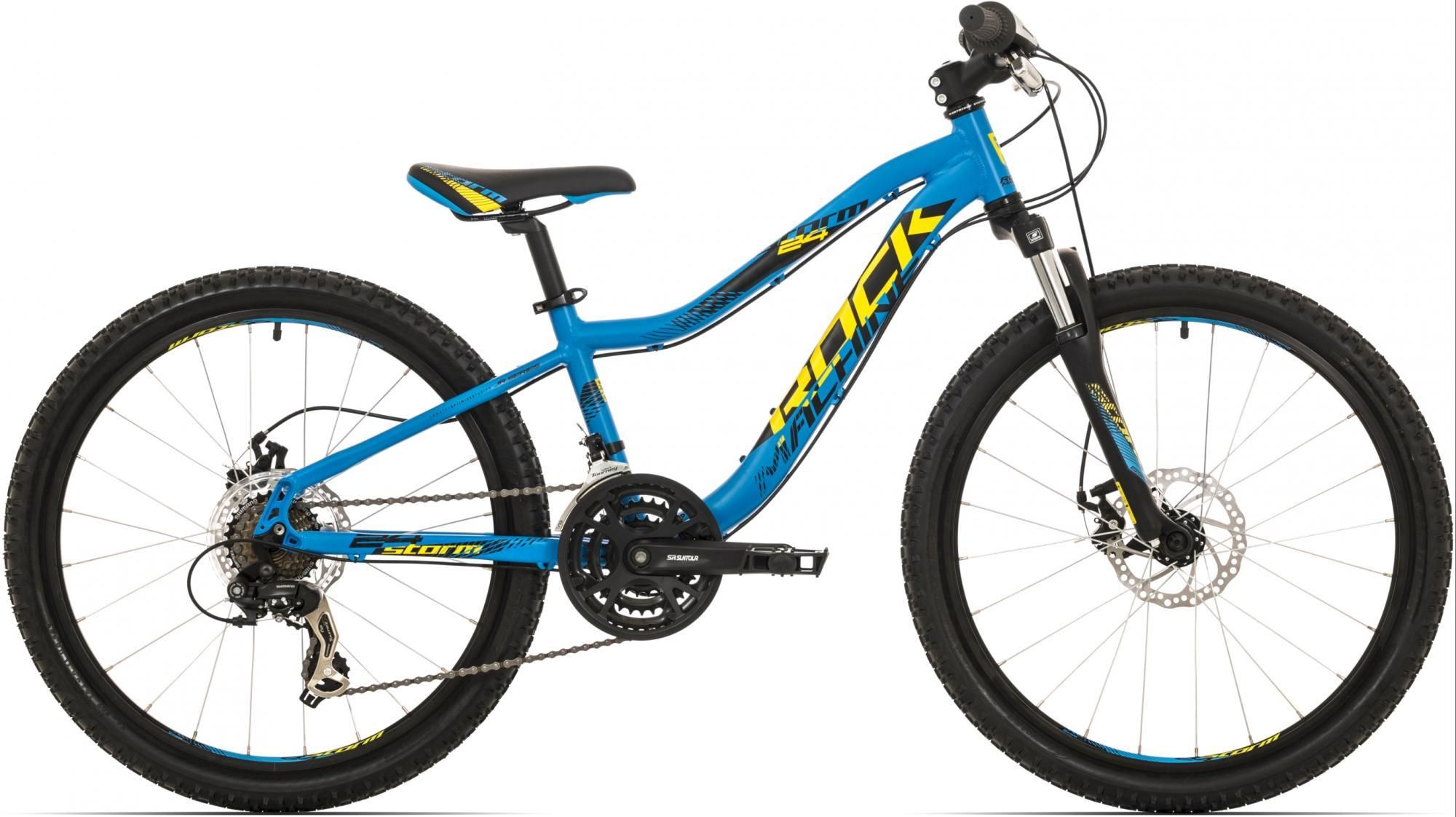 Rower Rock Machine Storm 24 Blue Yellow Black 2017 - Rowery Dziecięce ...