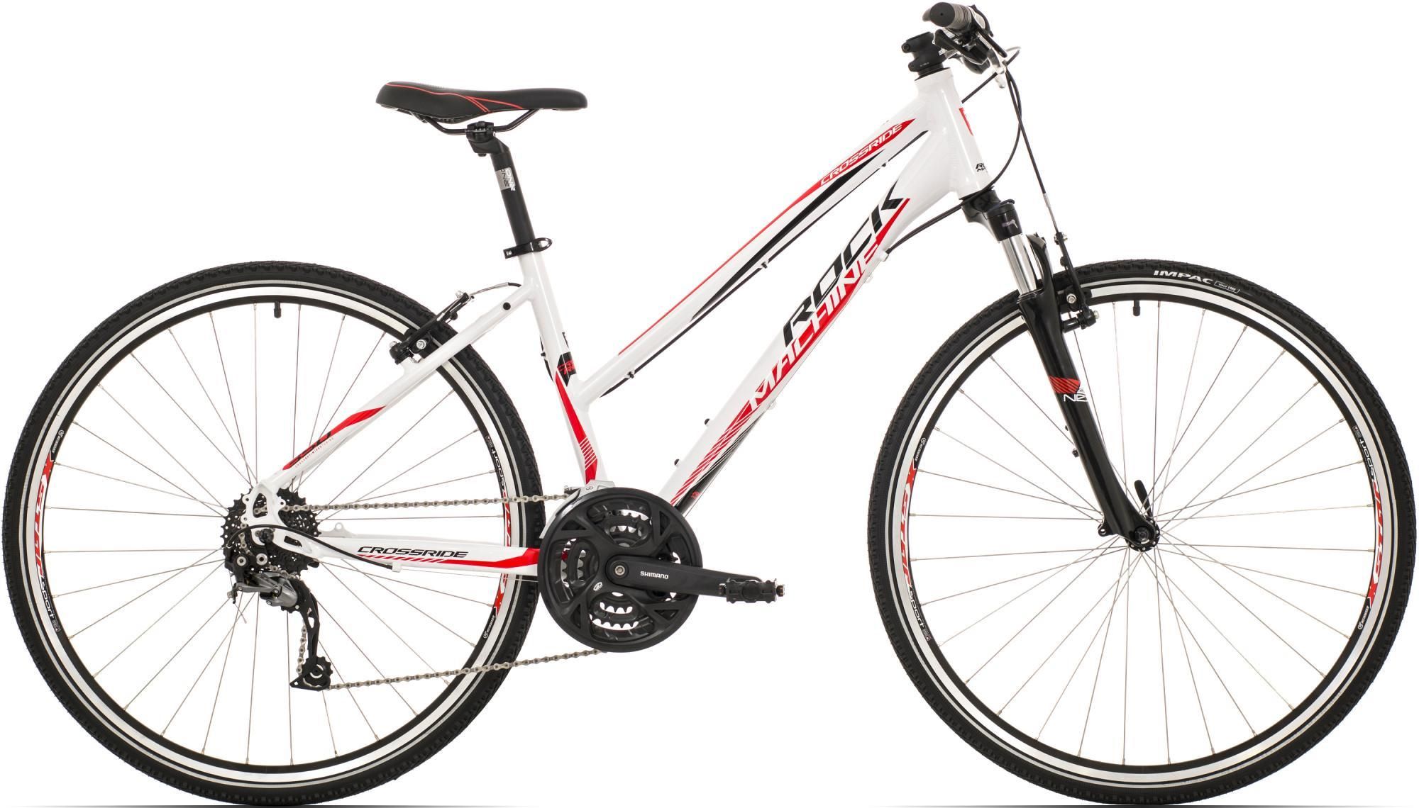 Rower Rock Machine Crossride 350 Lady White Black Red 2017 - Rowery ...