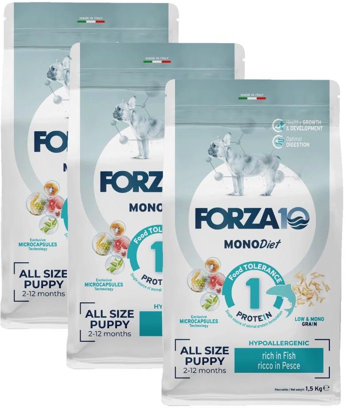 Karma Forza10 Puppy Diet Fish Szczenięta 3X1,5Kg - Ceny i opinie - Ceneo.pl