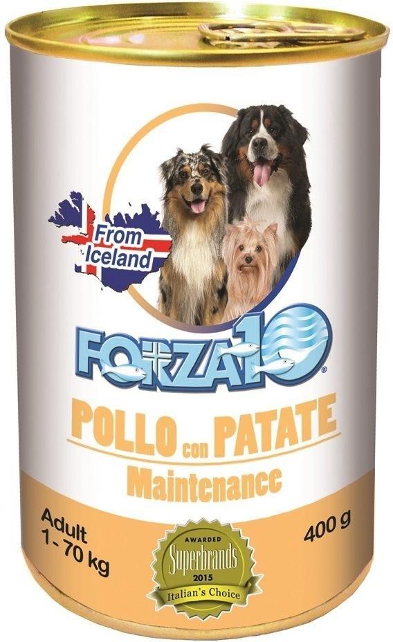 Karma Forza10 Maintenance pasztet kurczak i ziemniaki 400g - Ceny i opinie - Ceneo.pl