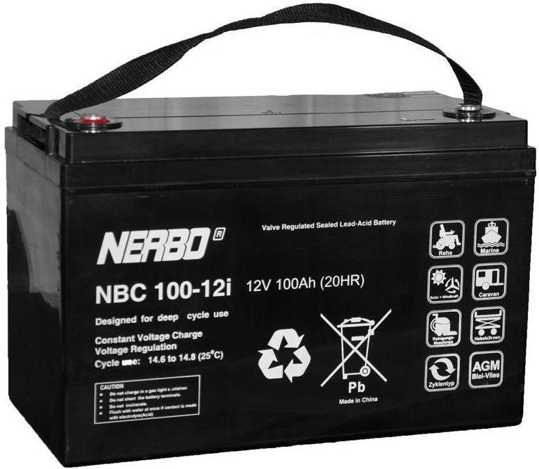 Nerbo Akumulator Nbc 100-12I 100Ah-12V (51930) - opinie i ceny na Ceneo.pl