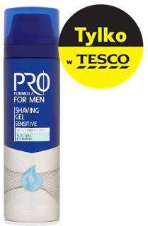 Tesco Pro Formula For Men Sensitive Żel Do golenia 200ml - Opinie i ...