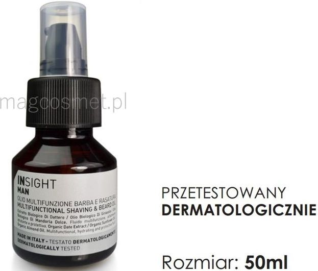 Insight Man Multifunkcyjny Olejek do Golenia i Pielęgnacji Brody 50ml ...