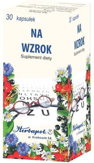 Herbapol Kraków Na wzrok 30 kaps. - Opinie i ceny na Ceneo.pl