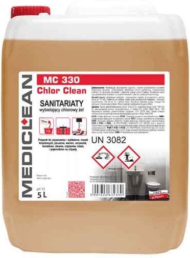 Chlor Clean wybielający żel do łazienek 5l - Opinie i atrakcyjne ceny ...