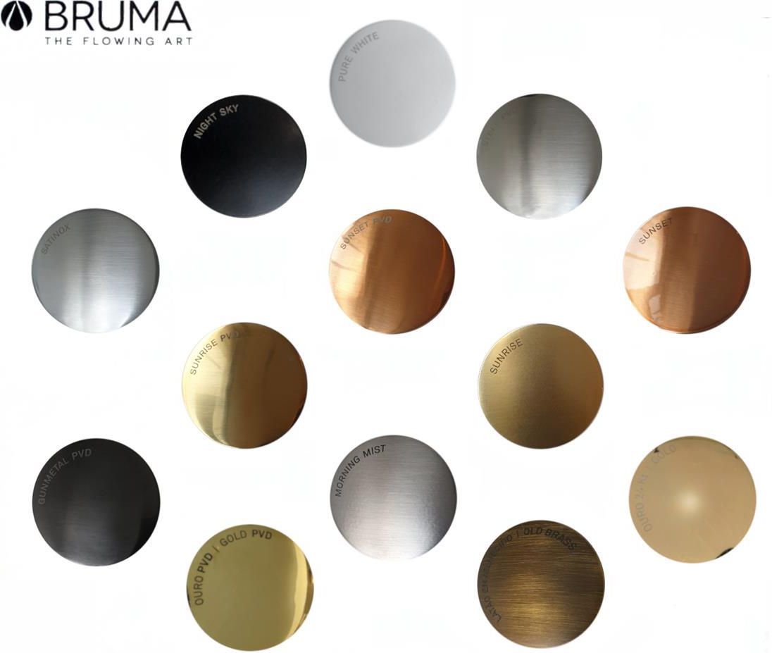 Bruma Classico Uchwyt na słuchawkę z kolankiem wypływu chrom 14559111 ...